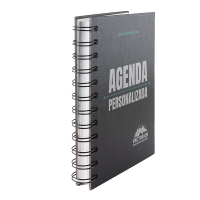 Agenda pasta dura personalizada